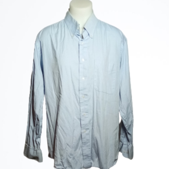 Member's Mark | Shirts | Members Mark Mens Blue Long Sleeve Button Down ...